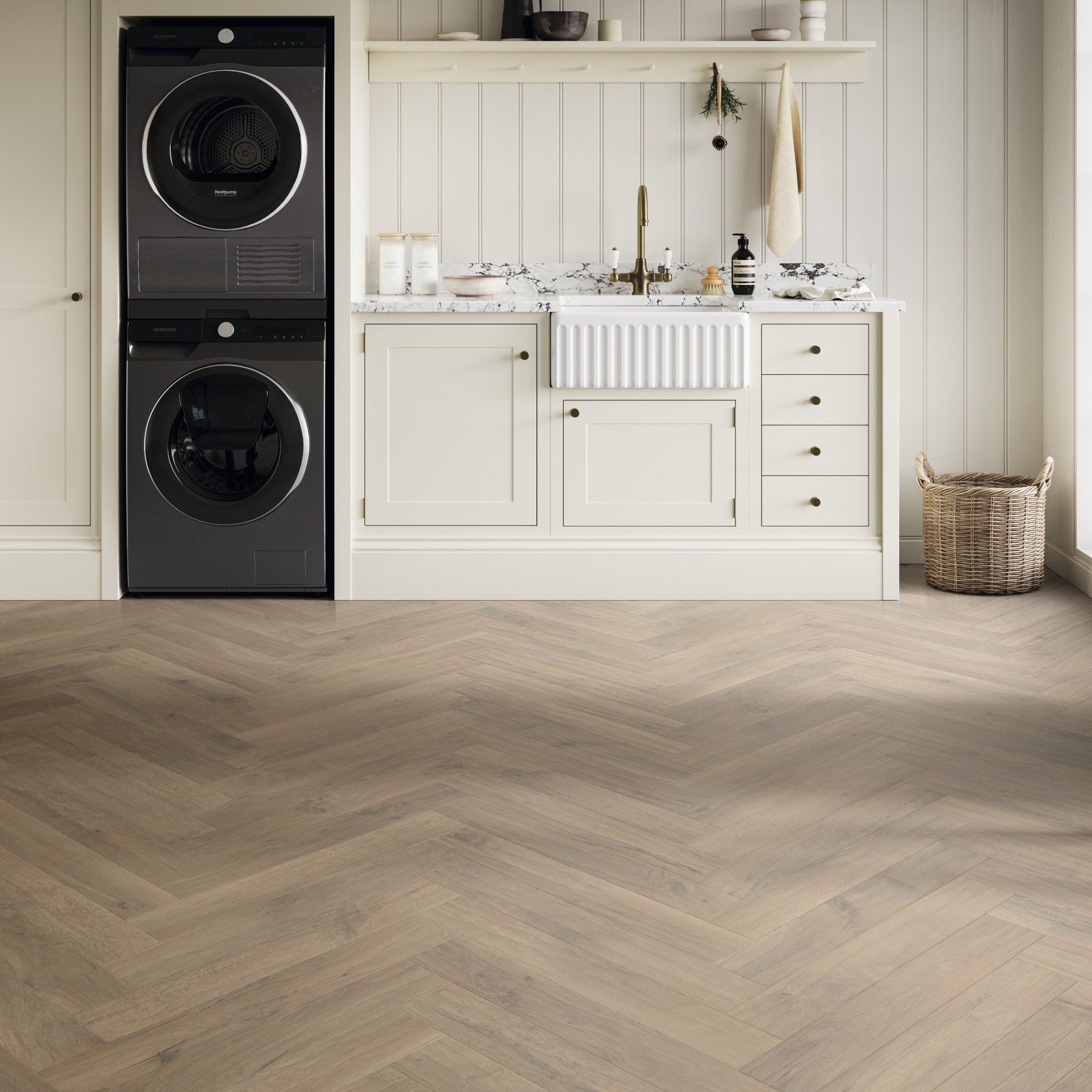 Karndean - Art Select Wood Rigid Core - Salon Oak (Herringbone) | AKP ...